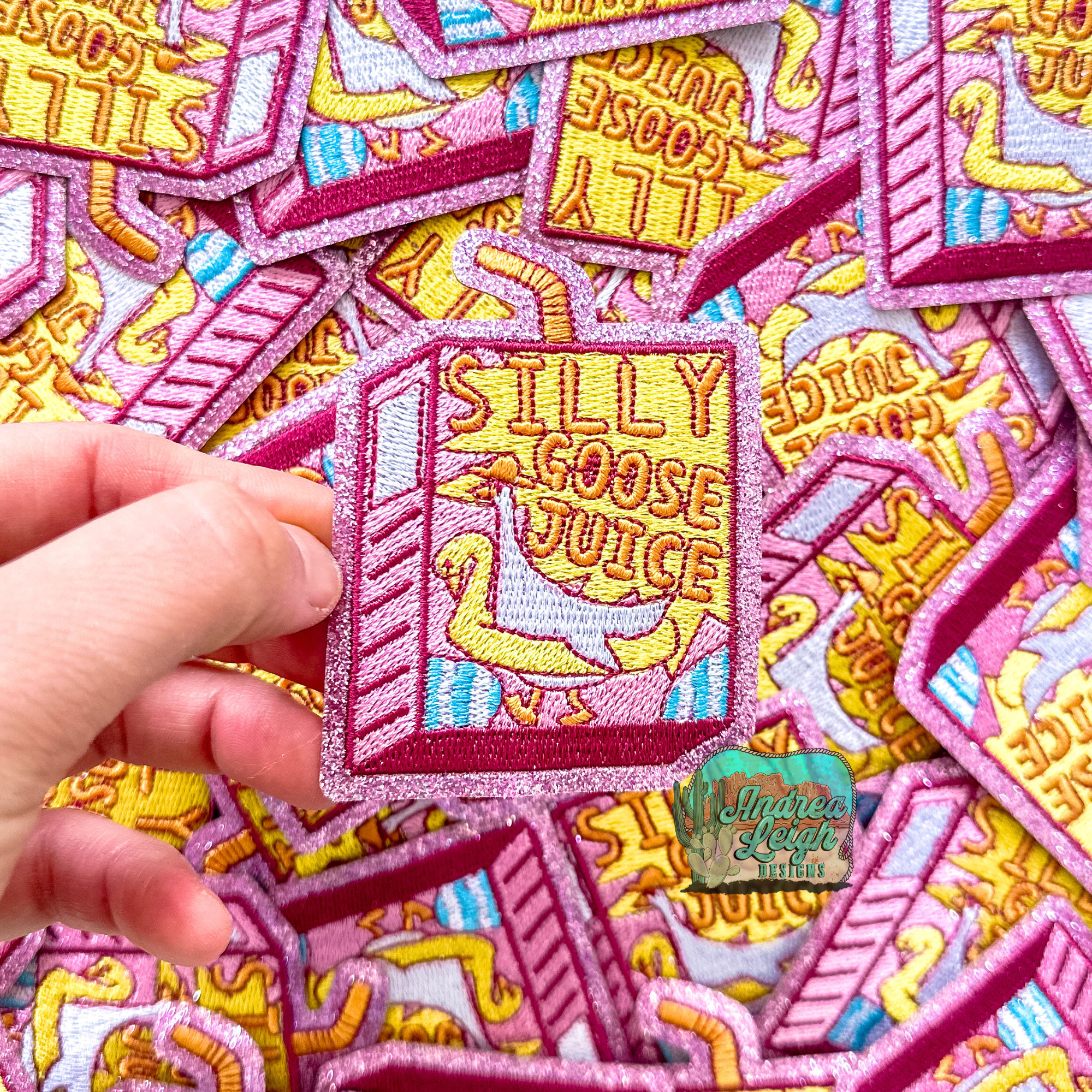 Silly Goose Juice Embroidered Patch – Andrea Leigh Designs