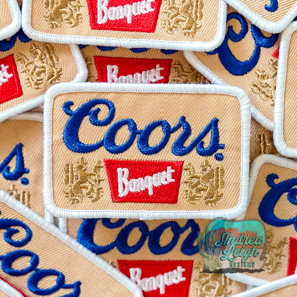 Coors Banquet Embroidered Patch – Andrea Leigh Designs
