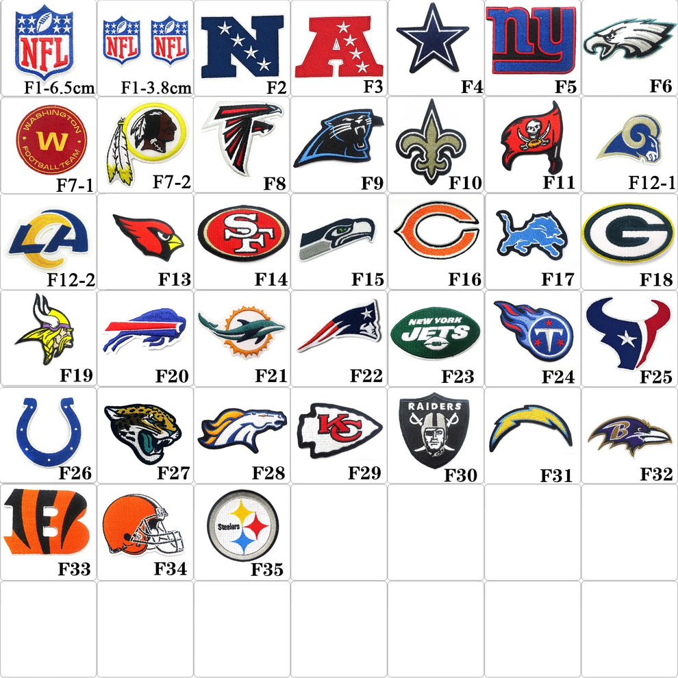 Football Embroidered Patch – Andrea Leigh Designs