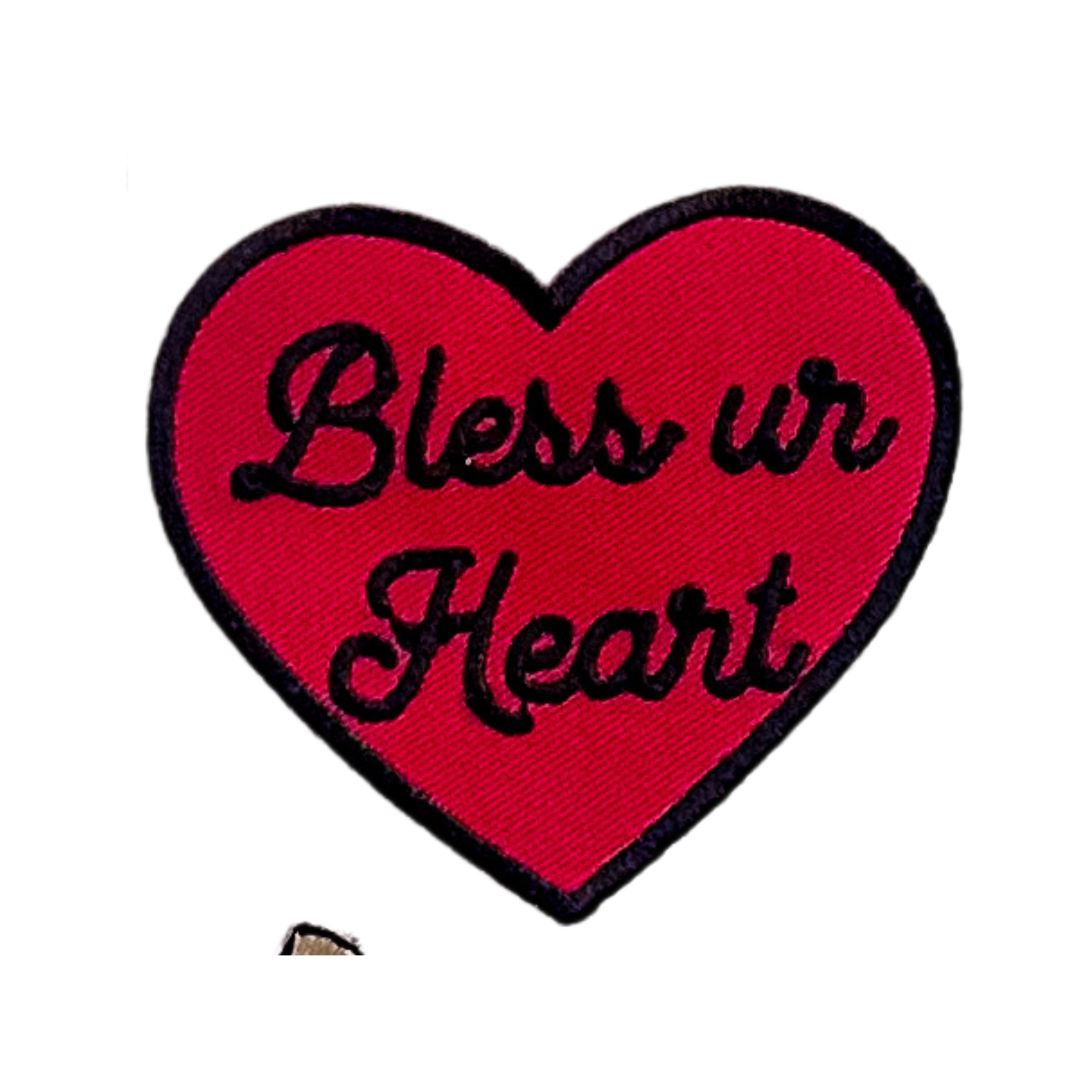 ALD EXCLUSIVE- Bless Ur Heart Embroidered Patch – Andrea Leigh Designs